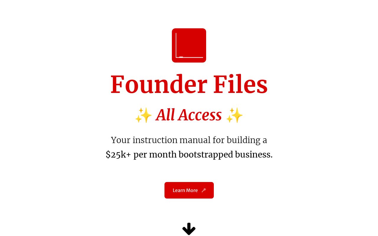 Founder Files All Access